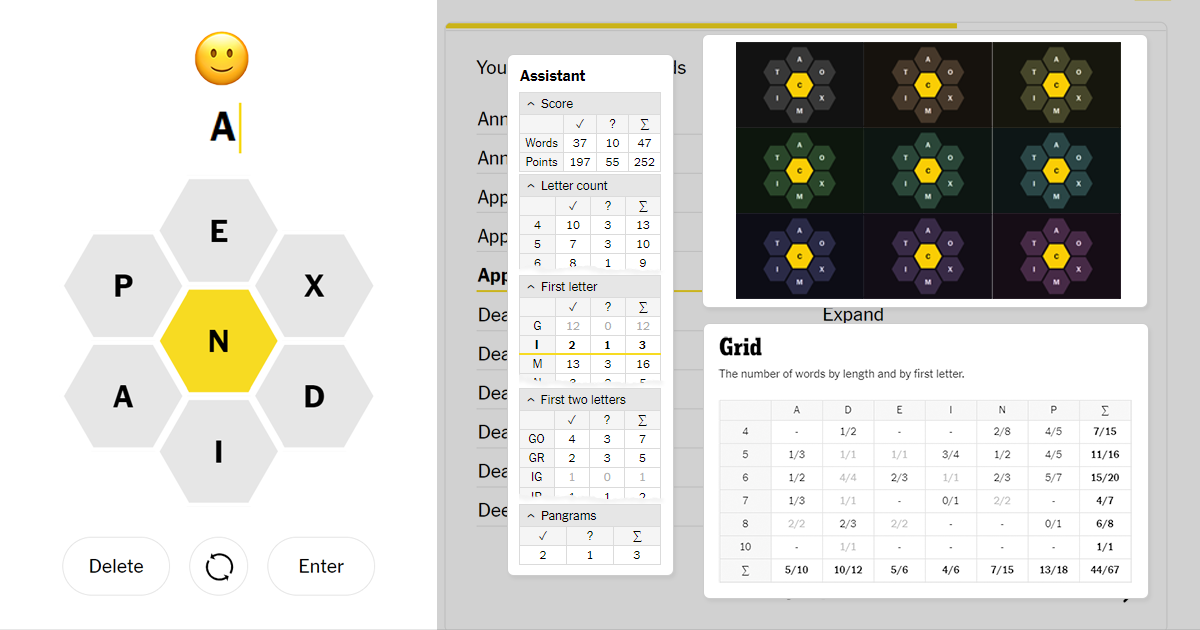 Spelling Bee Assistant